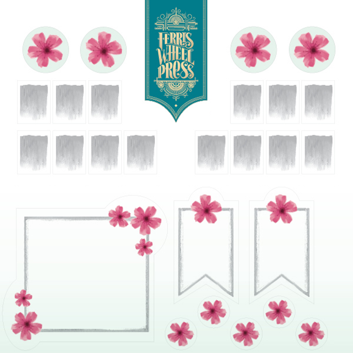 Modern Blossom - Sticker — Ferris Wheel Press